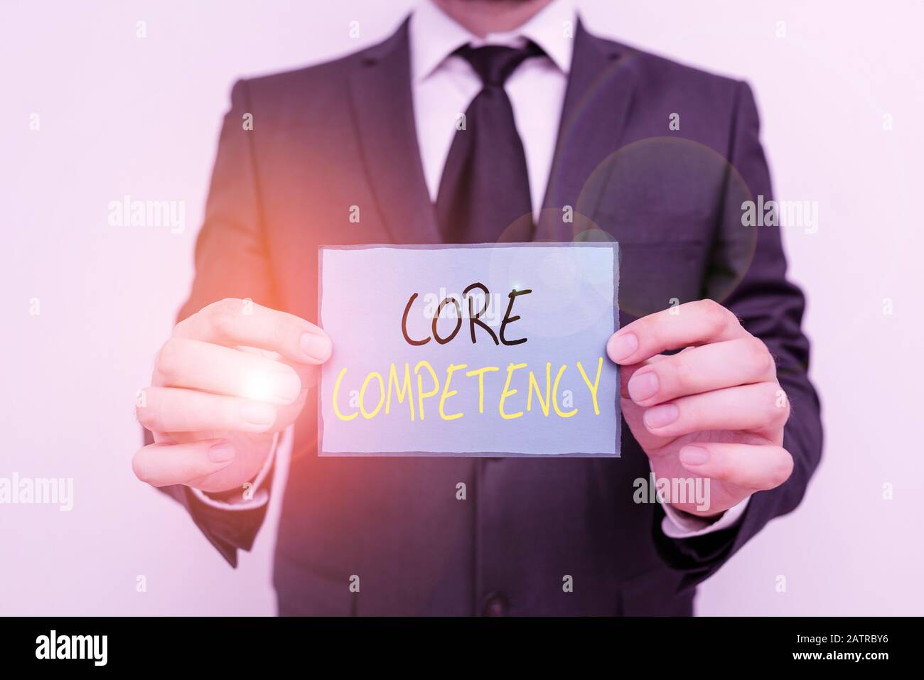 Conceptual hand writing showing Core Competency. Concept meaning ...