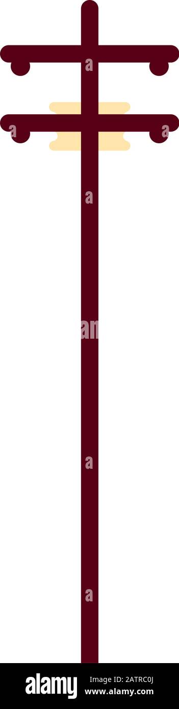 electric post tower isolated icon Stock Vector Image & Art - Alamy