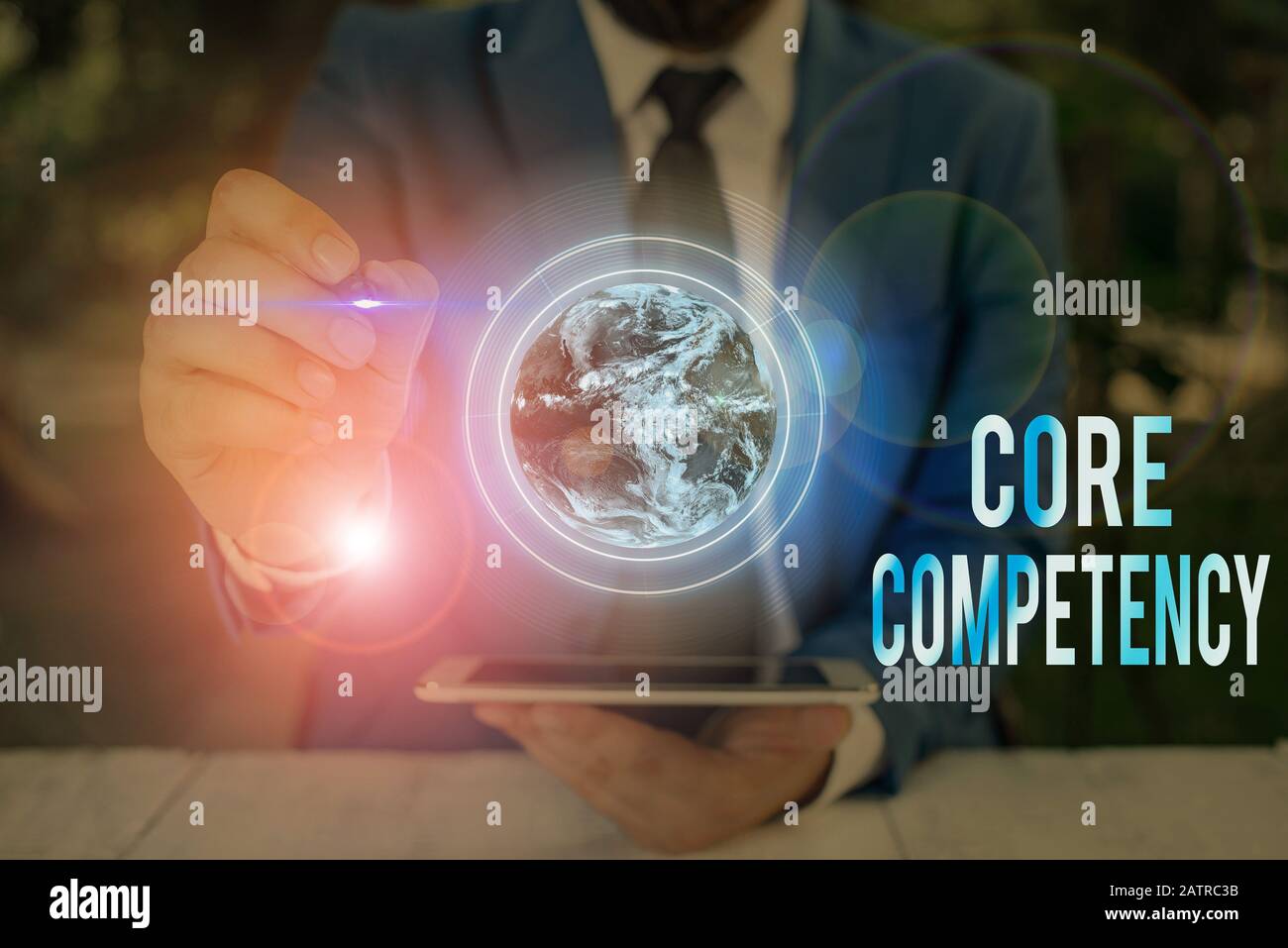 Conceptual hand writing showing Core Competency. Concept meaning ...