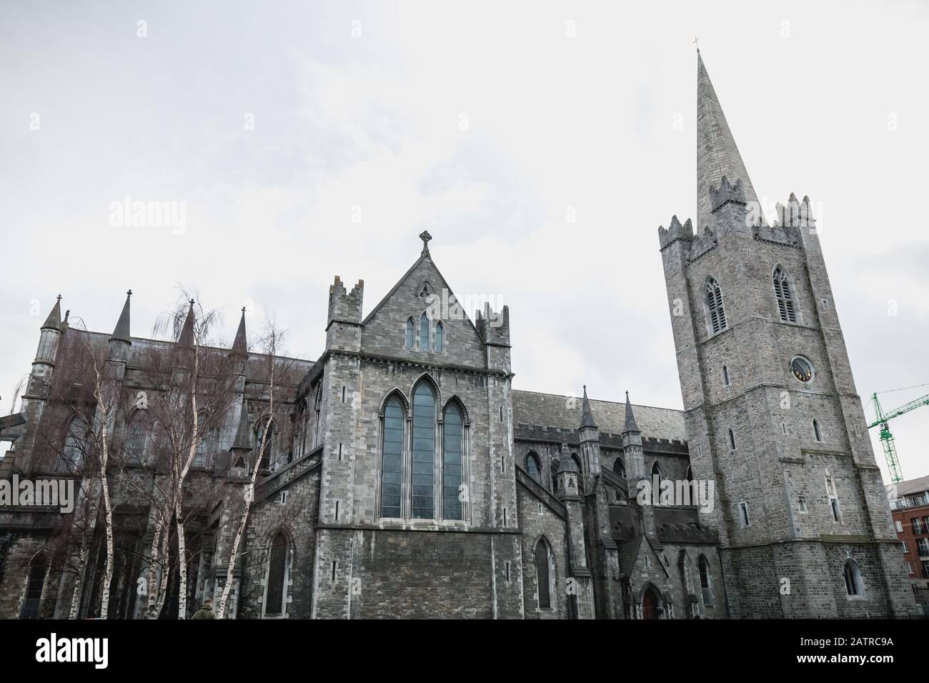 architectural detail of St Patrick's Cathedral, Dublin Ireland Stock ...