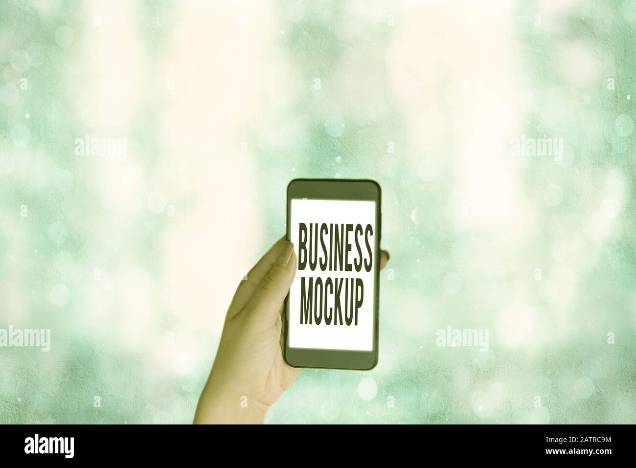 Conceptual hand writing showing Business Mockup. Concept meaning scale ...