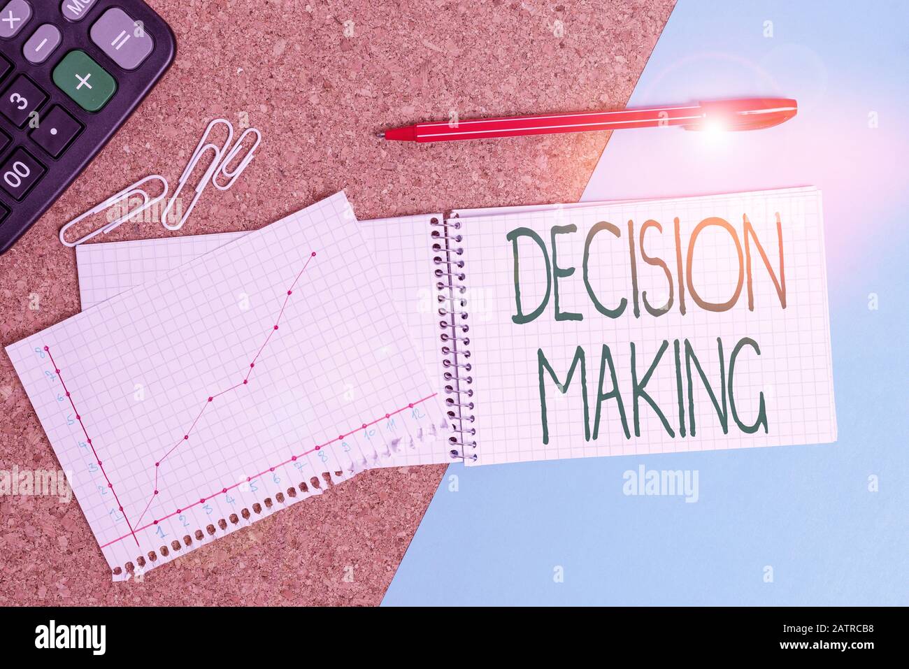 Handwriting text writing Decision Making. Conceptual photo process of ...