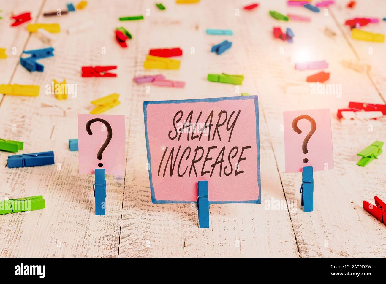 Text sign showing Salary Increase. Business photo text an increase in ... Text sign showing Salary Increase. Business photo text an increase in ...