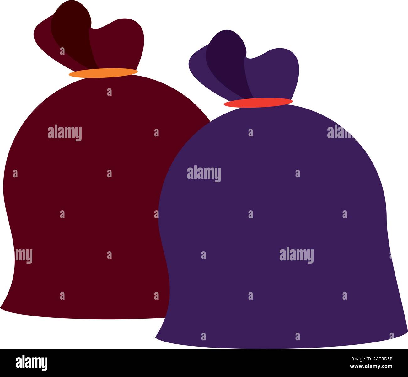 Trash garbage refuse bags Stock Vector Images - Alamy