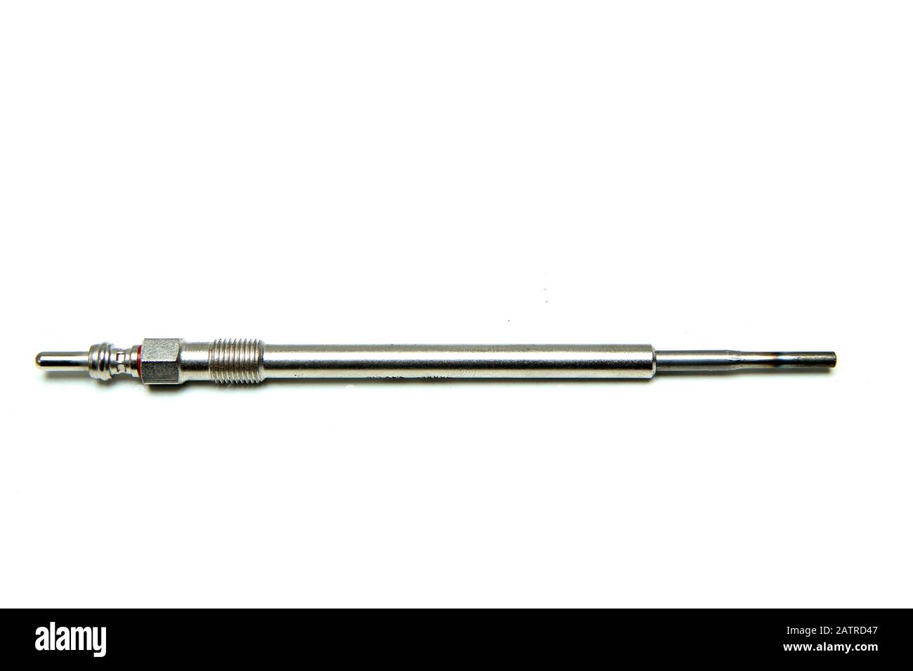 The new glow plug for diesel engines isolated on a white background ...