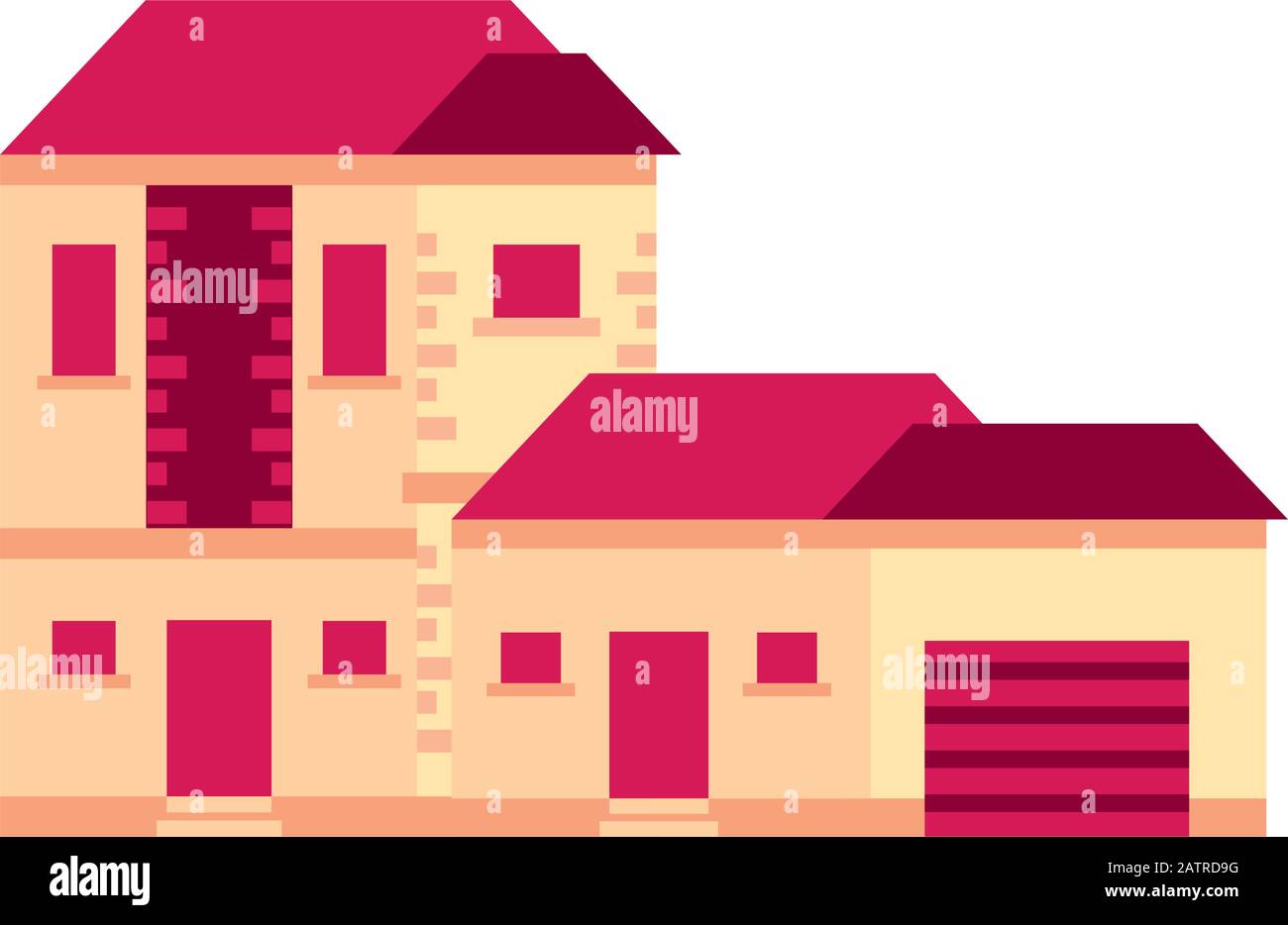 house building front facade icon Stock Vector Image & Art - Alamy