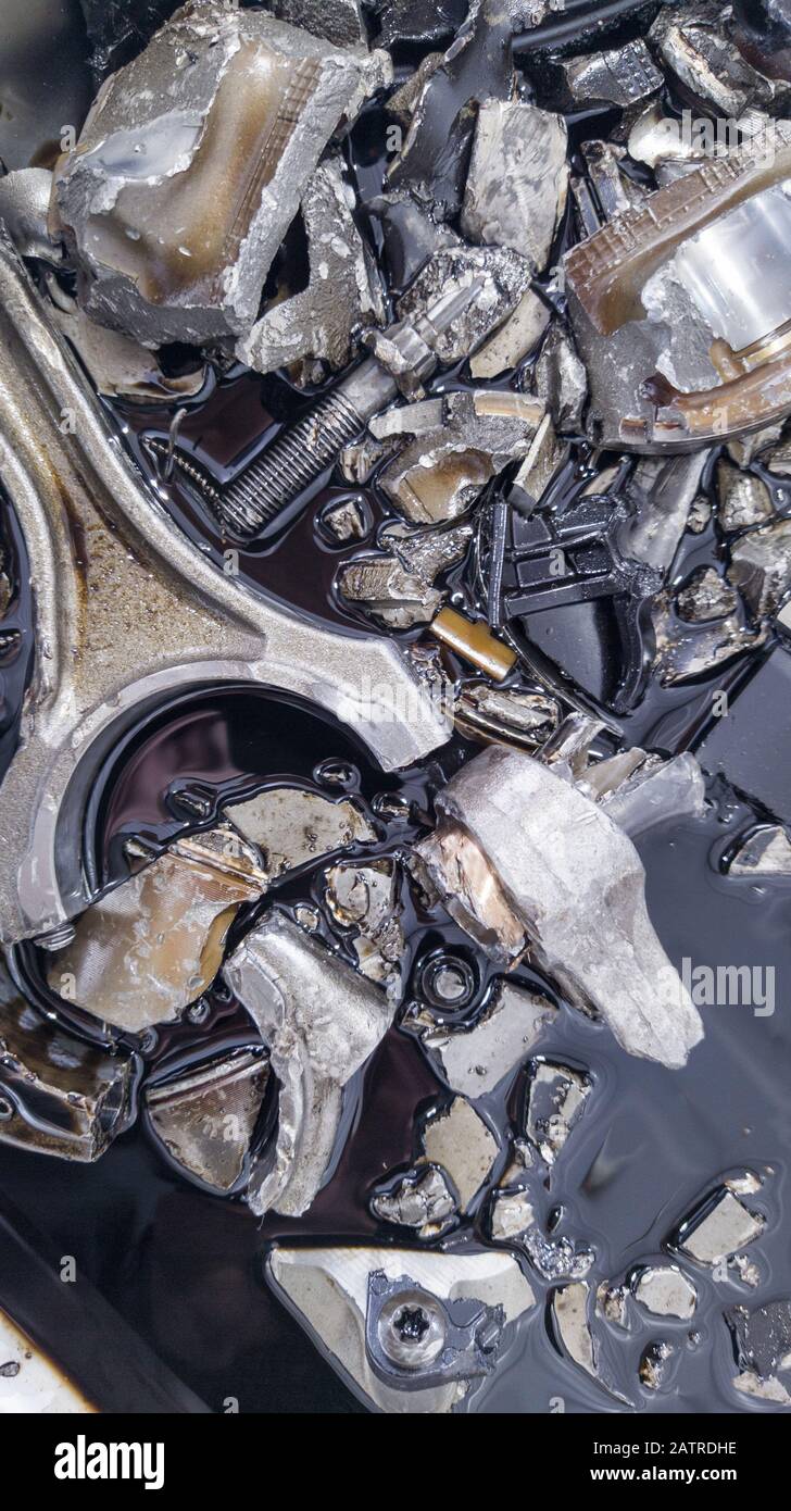 the engine of the sports car exploded and collapsed at the start of the ...