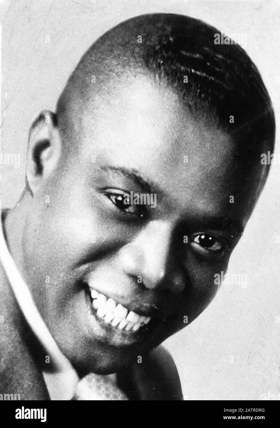 LOUIS ARMSTRONG (1901-1971) Promotional photo of American jazz musician ...