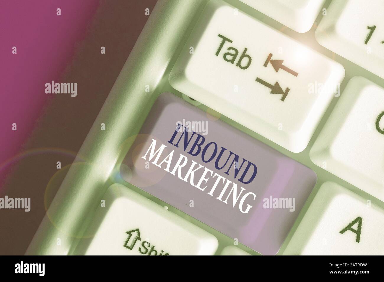 Text sign showing Inbound Marketing. Business photo text a strategy ...