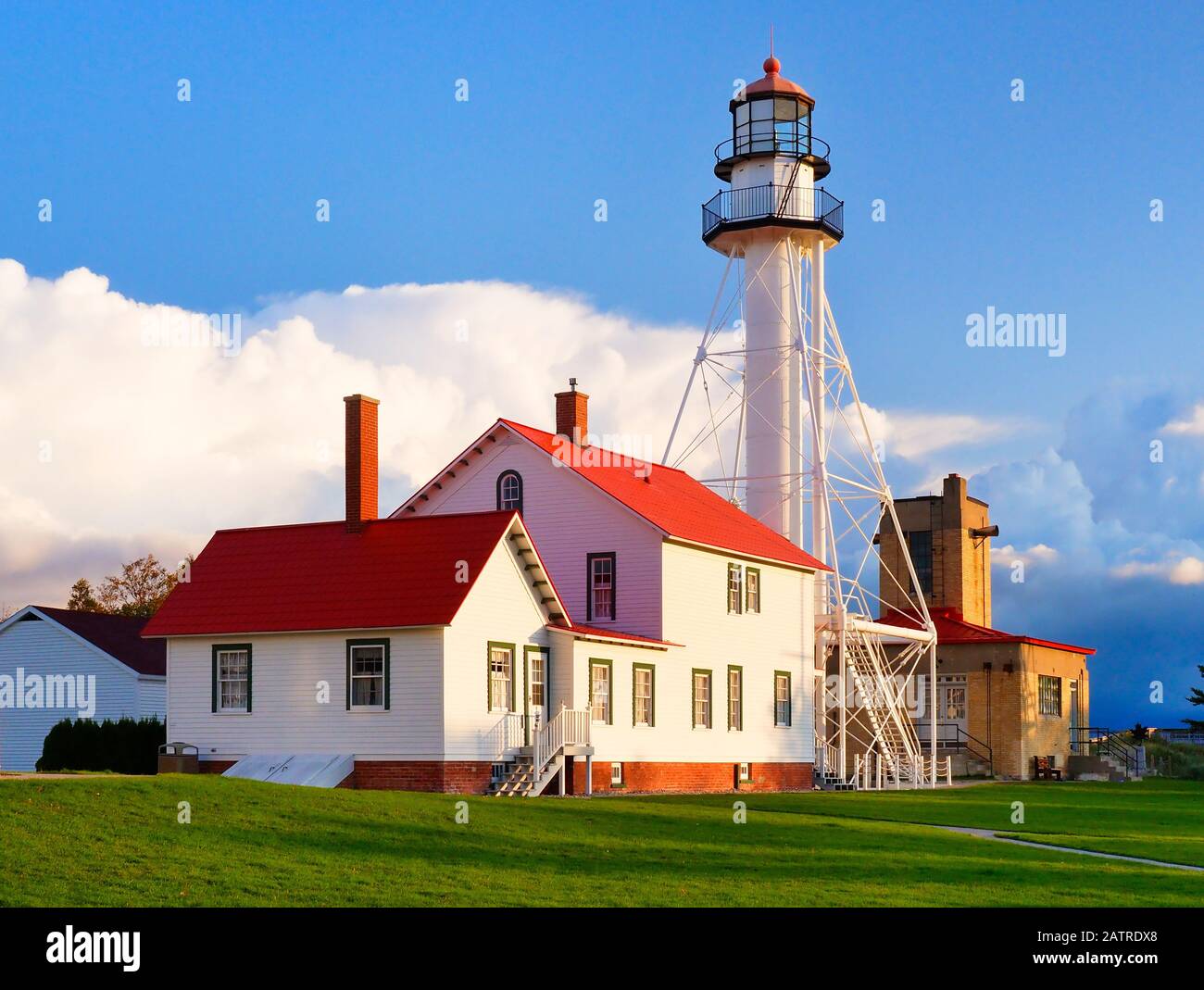 Whitefish Point Light, Great Lakes Shipwreck Museum, Paradise, Michigan ...