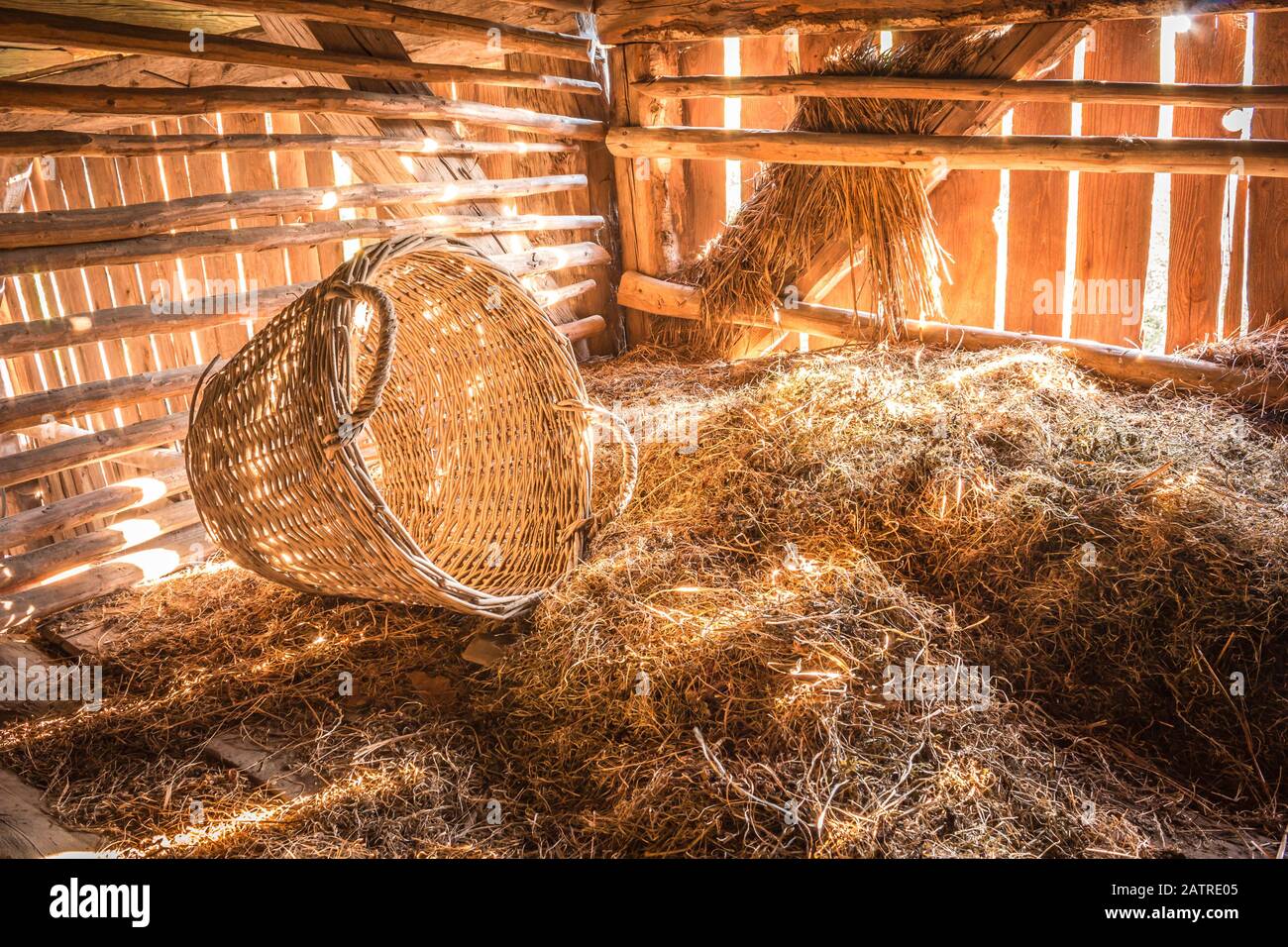 Hay stack vintage hi-res stock photography and images - Alamy