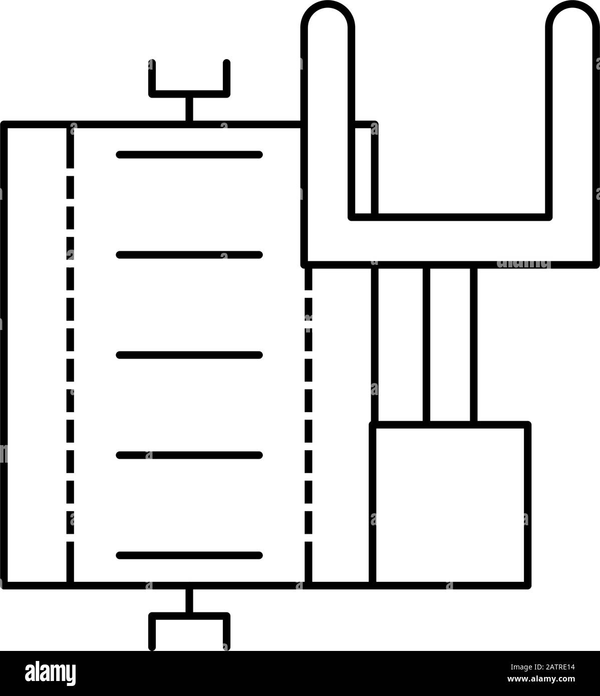 american football sport court icon Stock Vector Image & Art - Alamy