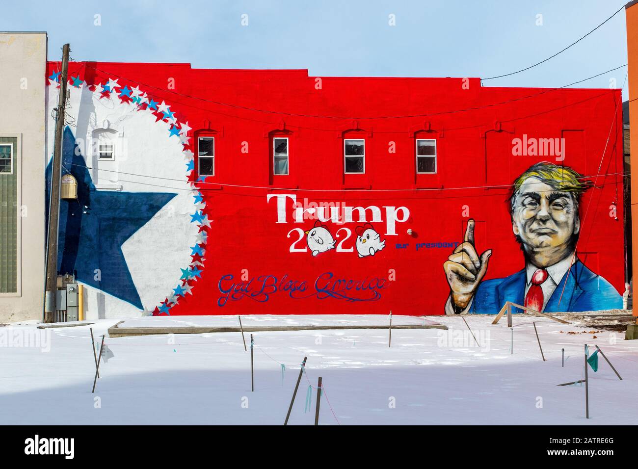 Donald trump mural hi-res stock photography and images - Alamy