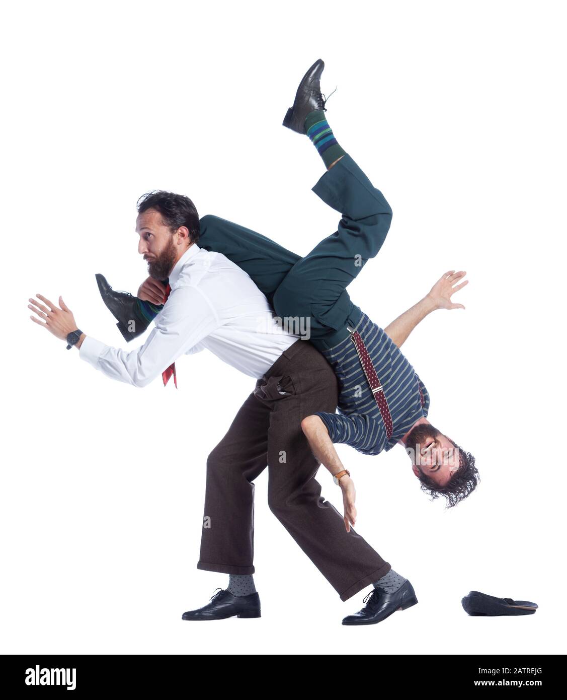 Funny people having fun dancing lindy hop swing dance Stock Photo - Alamy