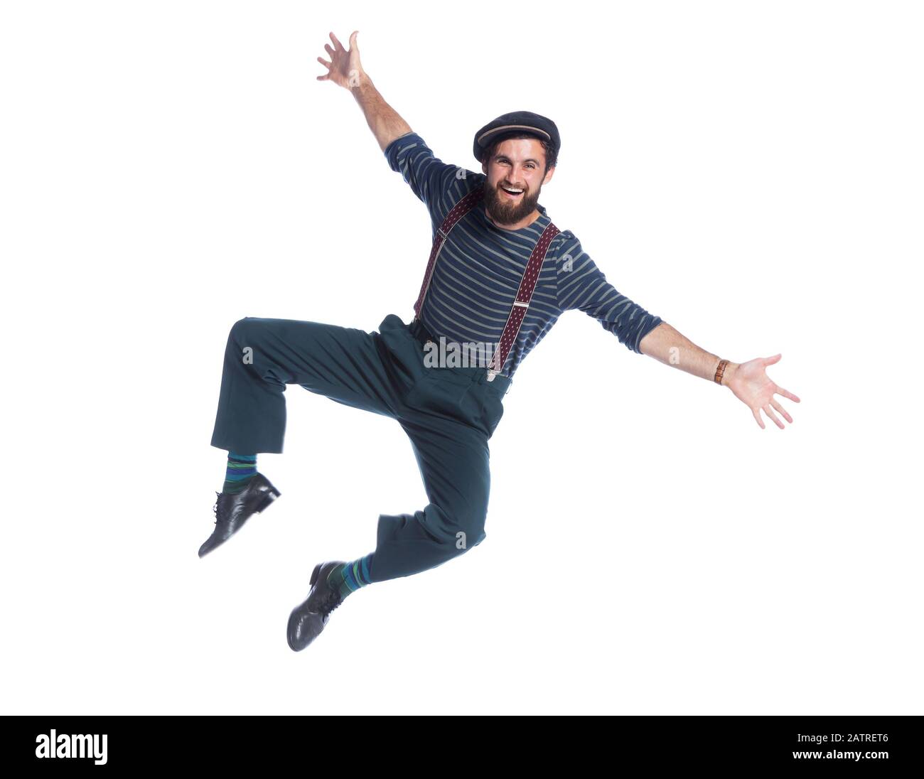 Man having fun dancing jumping hi-res stock photography and images - Alamy