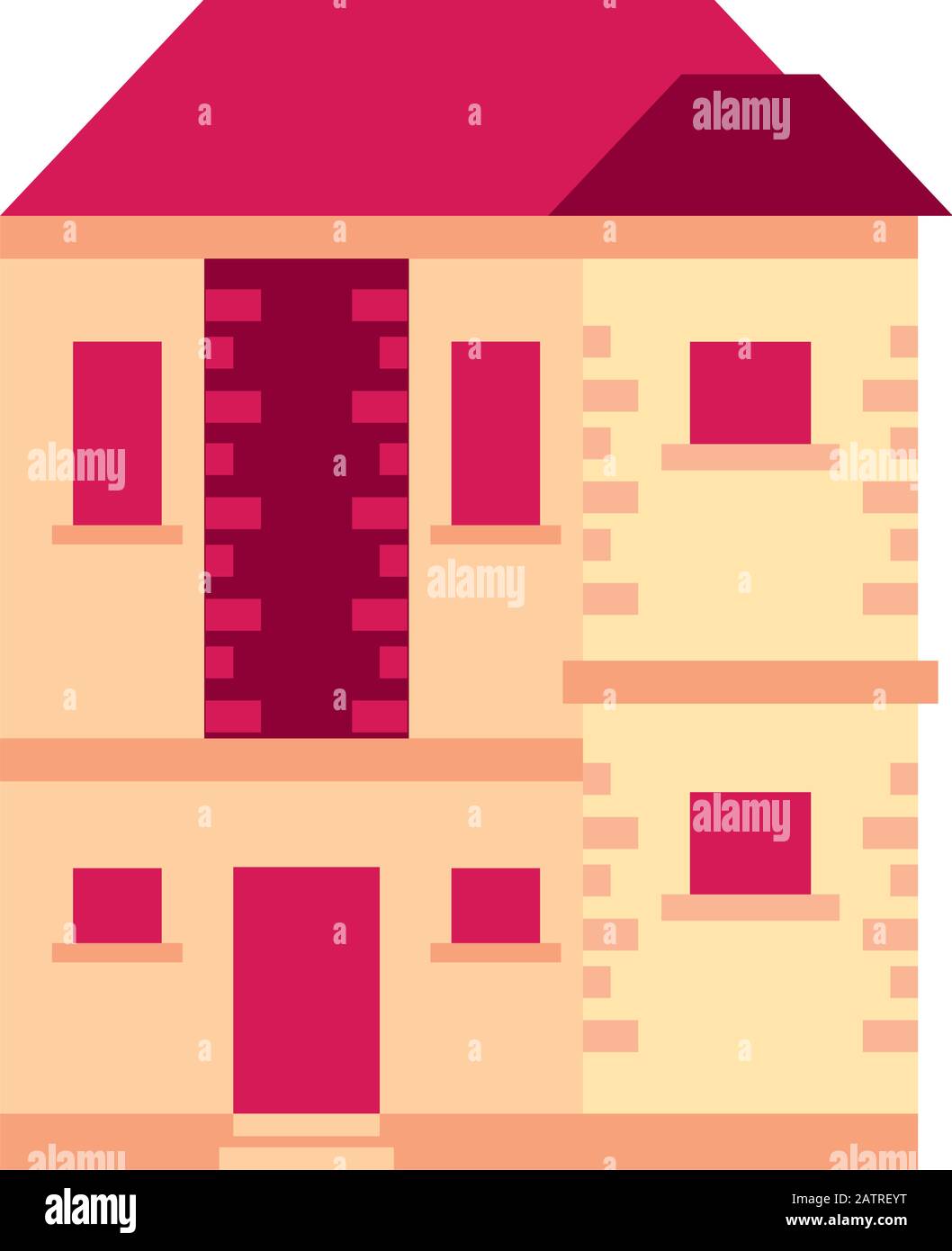 house building front facade icon Stock Vector Image & Art - Alamy