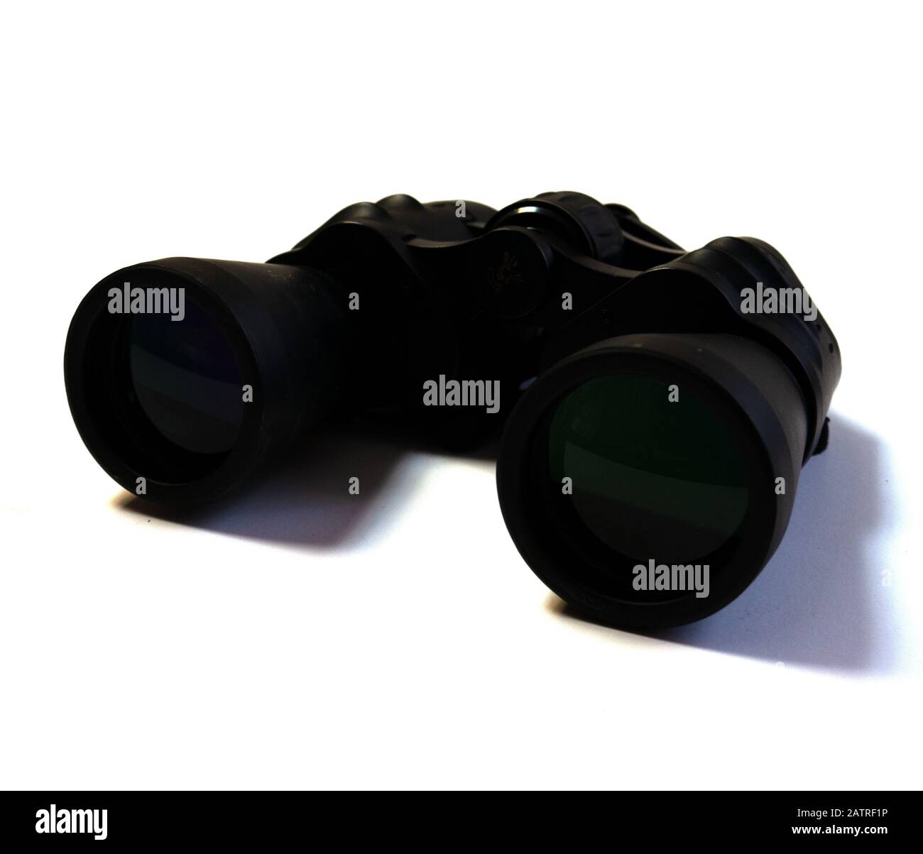 Close-up binoculars on a white background Stock Photo - Alamy