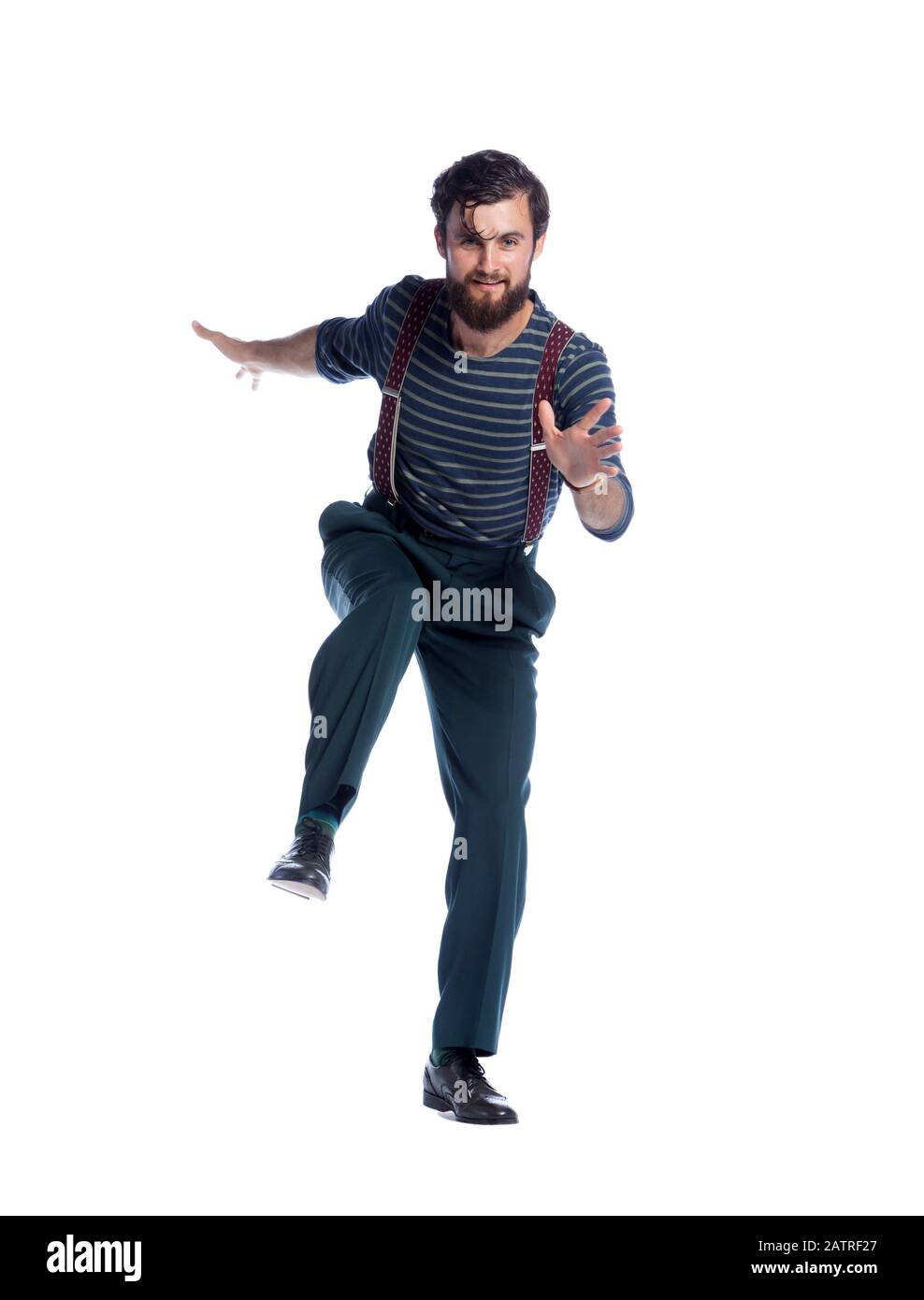Funny people having fun dancing lindy hop swing dance Stock Photo - Alamy