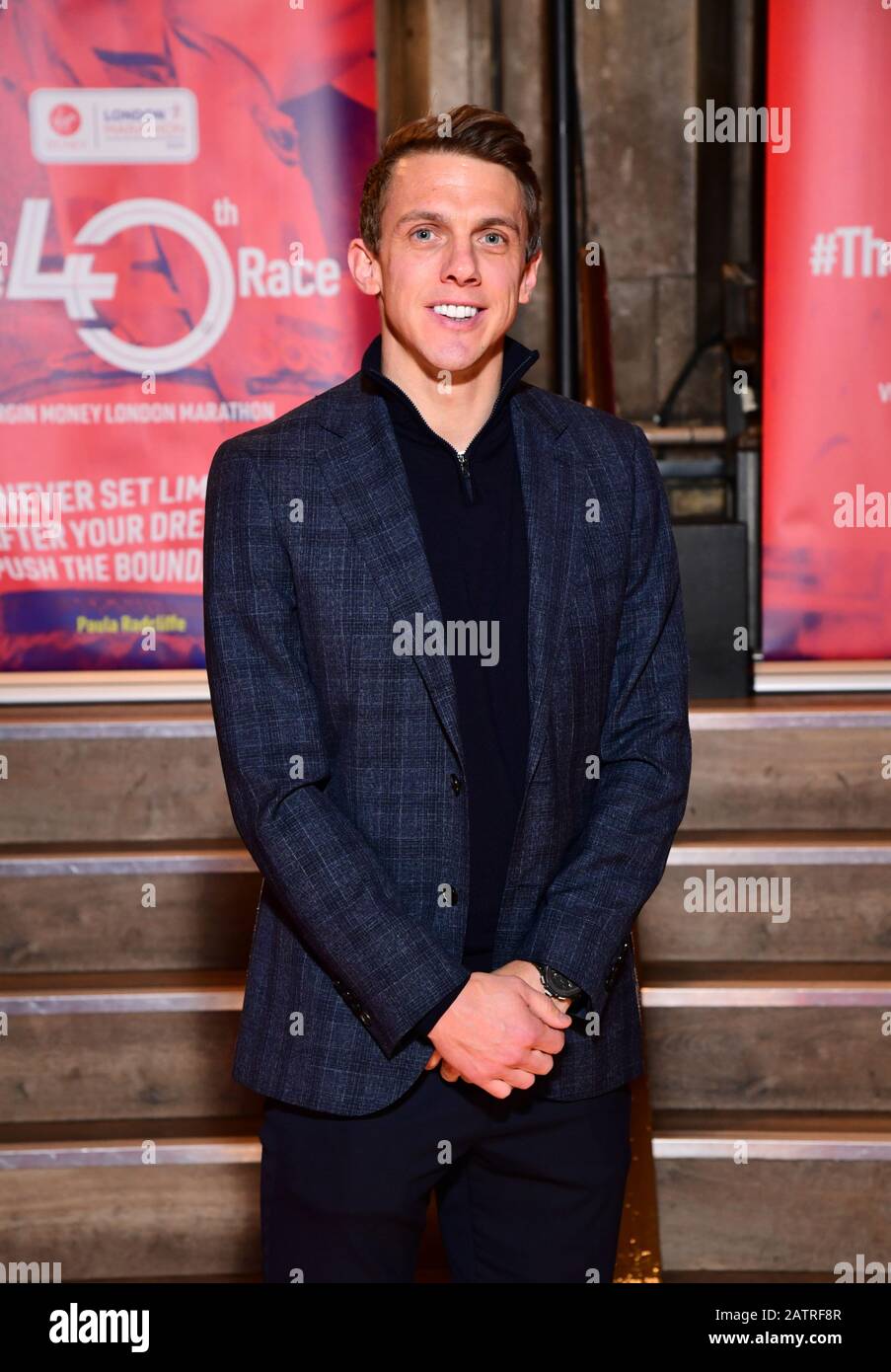 Stephen Warnock during the launch of the 2020 Virgin Money London ...