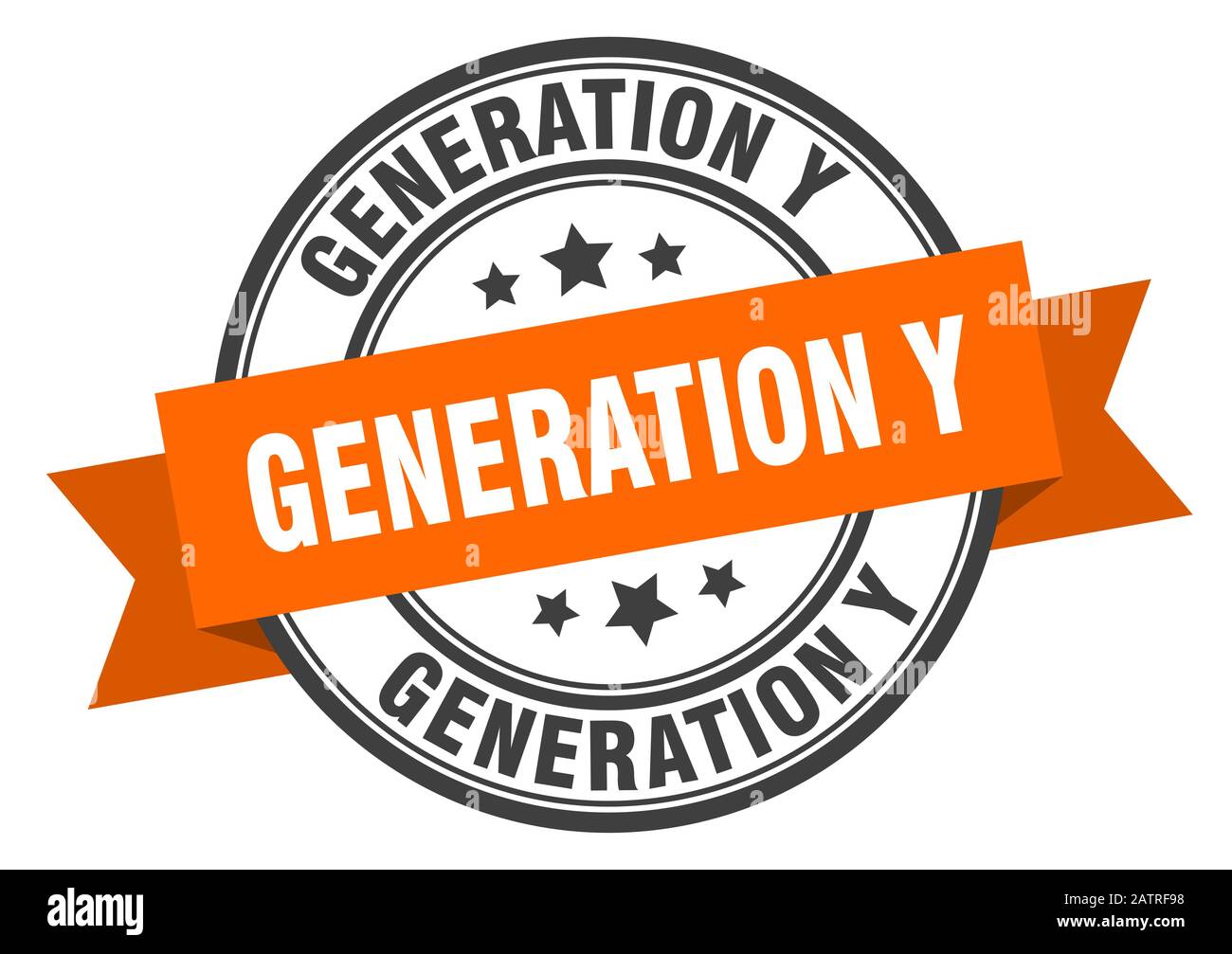 generation y label. generation yround band sign. generation y stamp ...