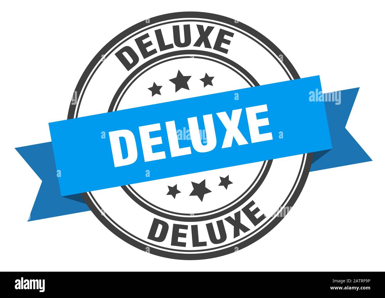 deluxe label. deluxeround band sign. deluxe stamp Stock Vector Image ...