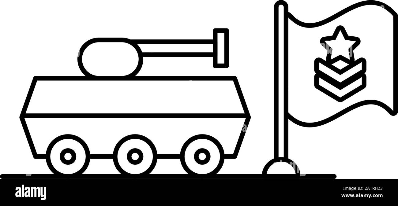 Tank flag Stock Vector Images - Alamy