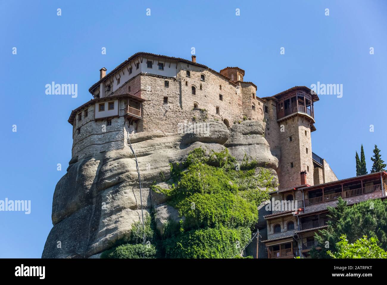 Monastery of Rousanou, Meteora; Thessaly, Greece Stock Photo - Alamy