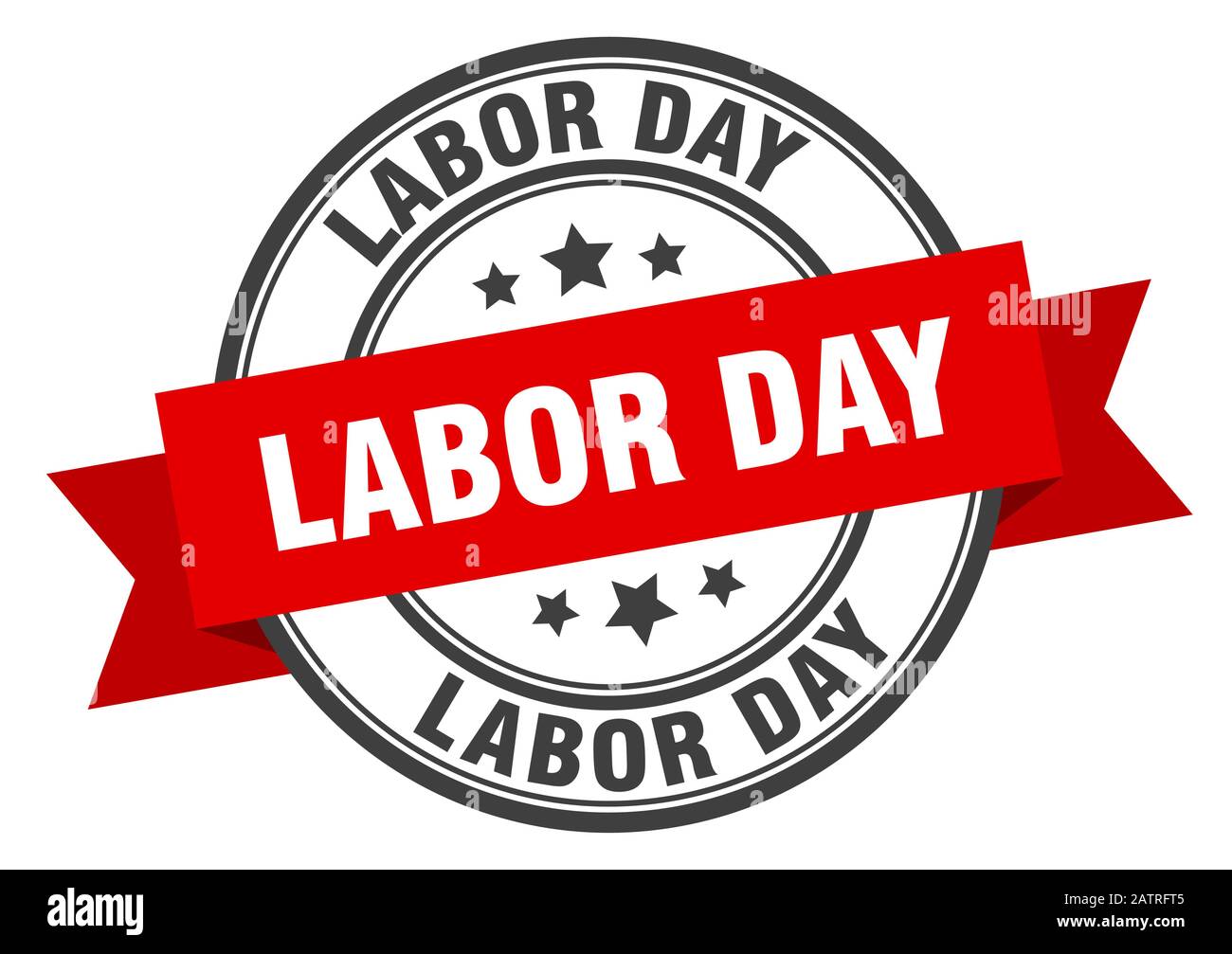labor day label. labor dayround band sign. labor day stamp Stock Vector ...