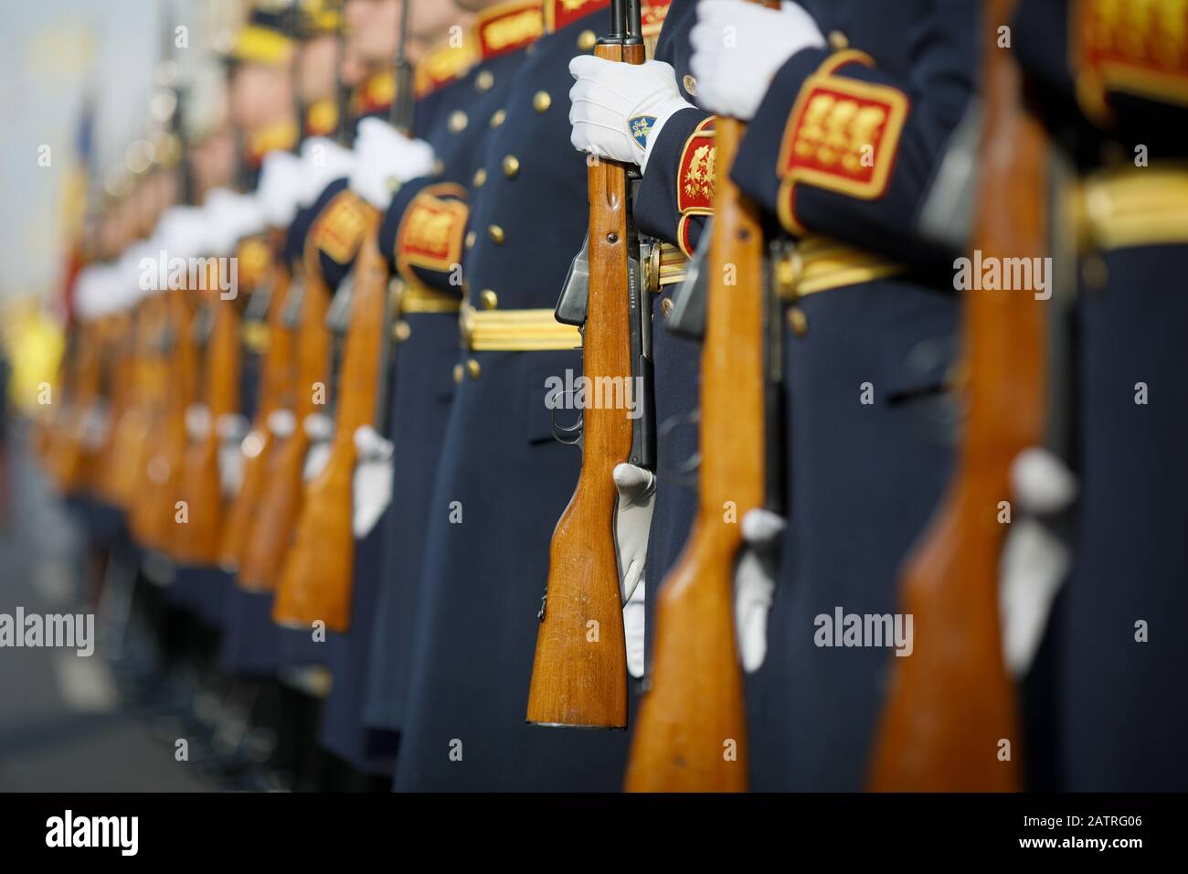Bucharest, Romania - December 21, 2019: Michael the Brave 30th Guards ...