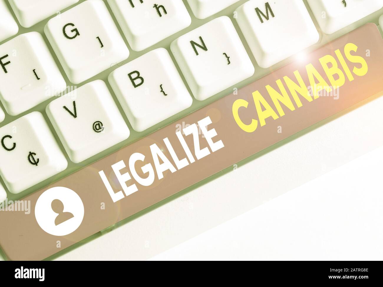 Conceptual hand writing showing Legalize Cannabis. Concept meaning law ...
