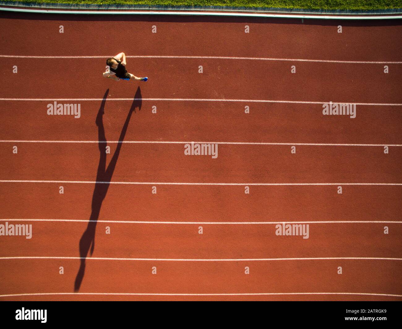 Overhead shot race track hi-res stock photography and images - Alamy
