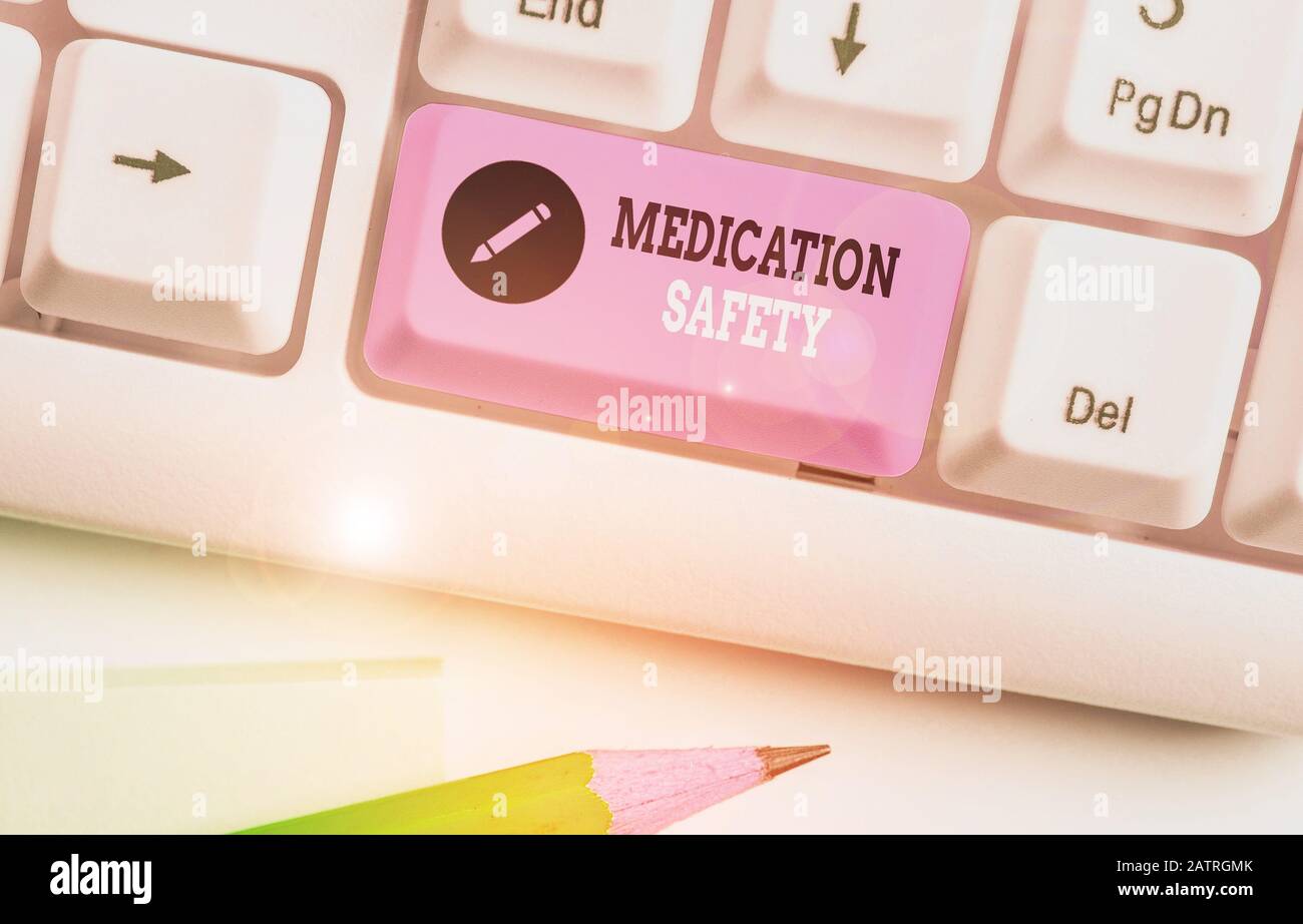 Conceptual hand writing showing Medication Safety. Concept meaning ...