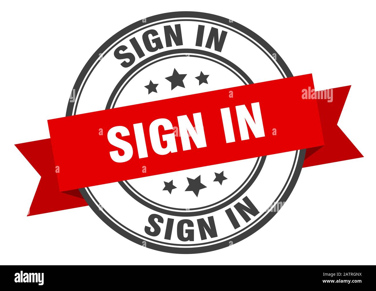 sign in label. sign inround band sign. sign in stamp Stock Vector Image ...