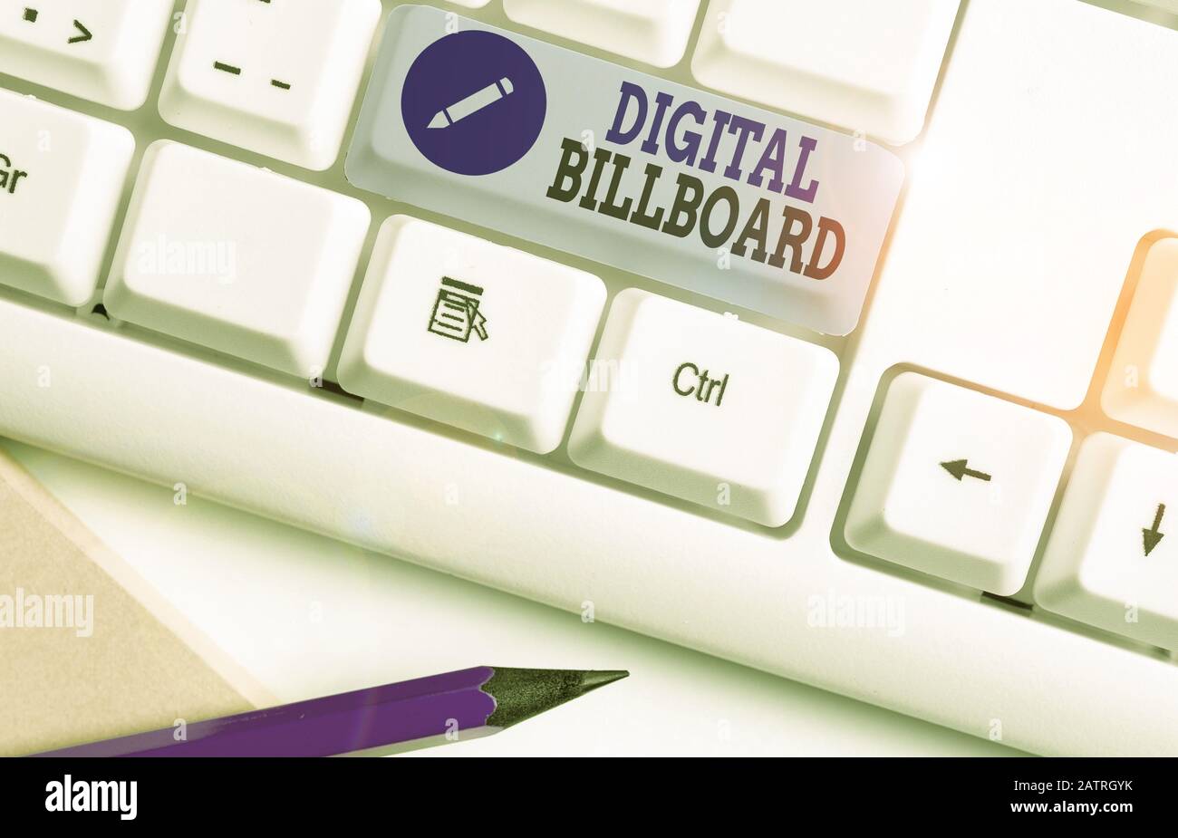 Word writing text Digital Billboard. Business photo showcasing ...