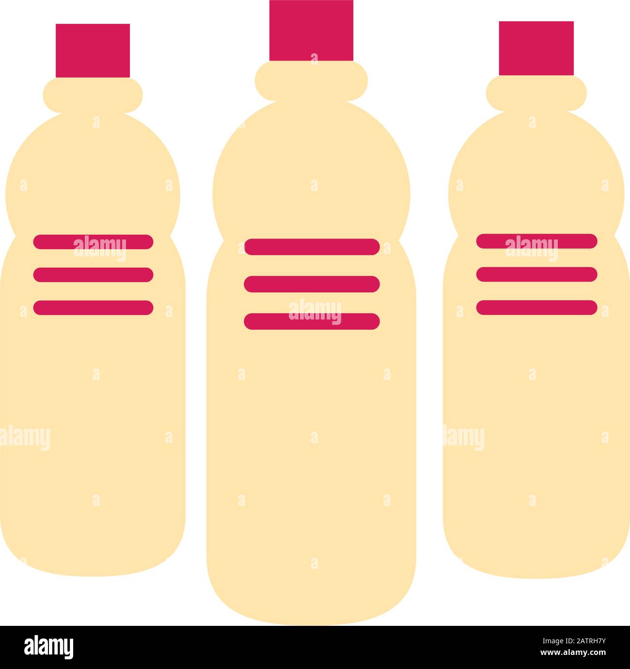 Group plastic bottles on Stock Vector Images - Alamy