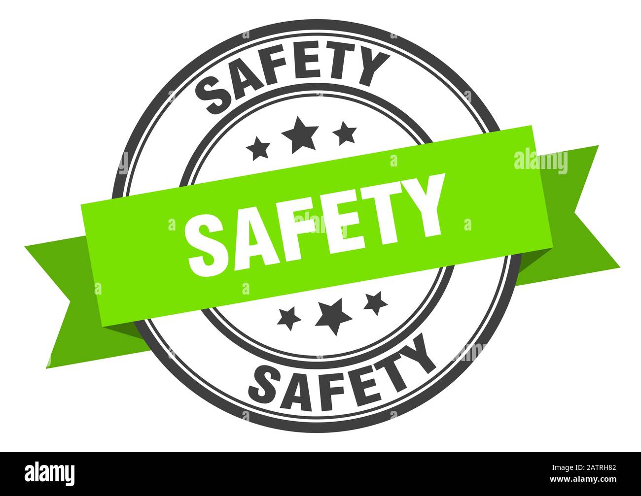 safety label. safetyround band sign. safety stamp Stock Vector Image ...