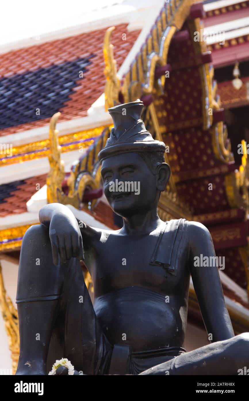 Hermit statue, Grand Palace, Bangkok, Thailand Stock Photo - Alamy