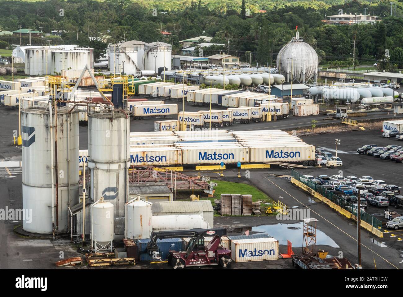 Car park containers hi-res stock photography and images - Alamy