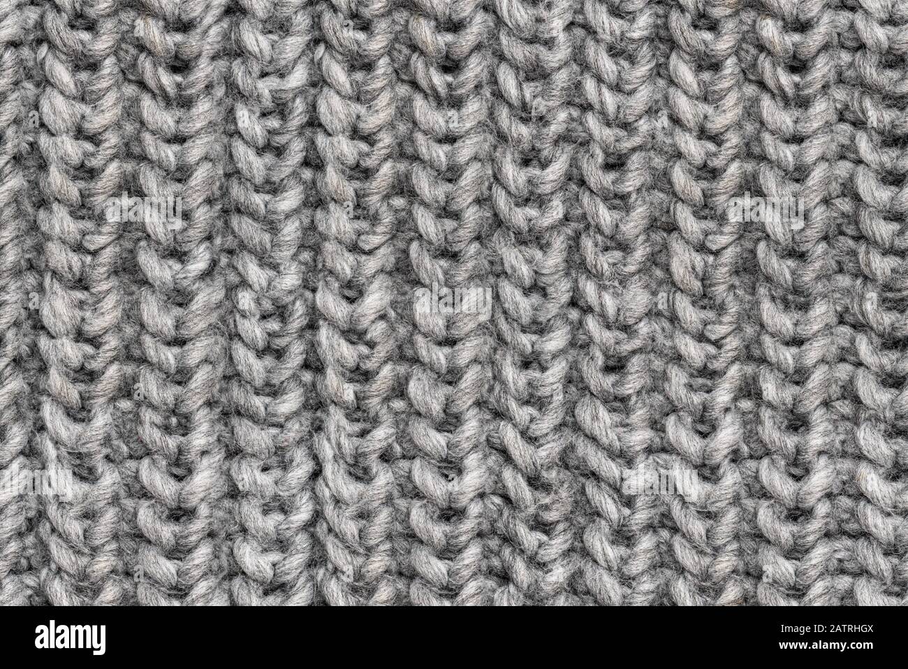 Seamless pattern of light grey knitting texture Stock Photo - Alamy