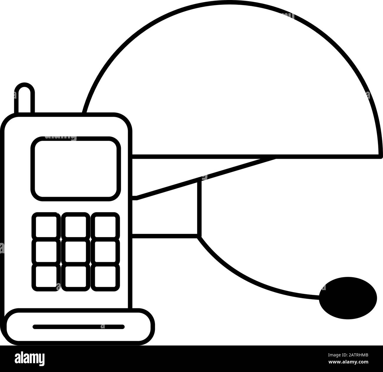 Military radio communication Stock Vector Images - Alamy