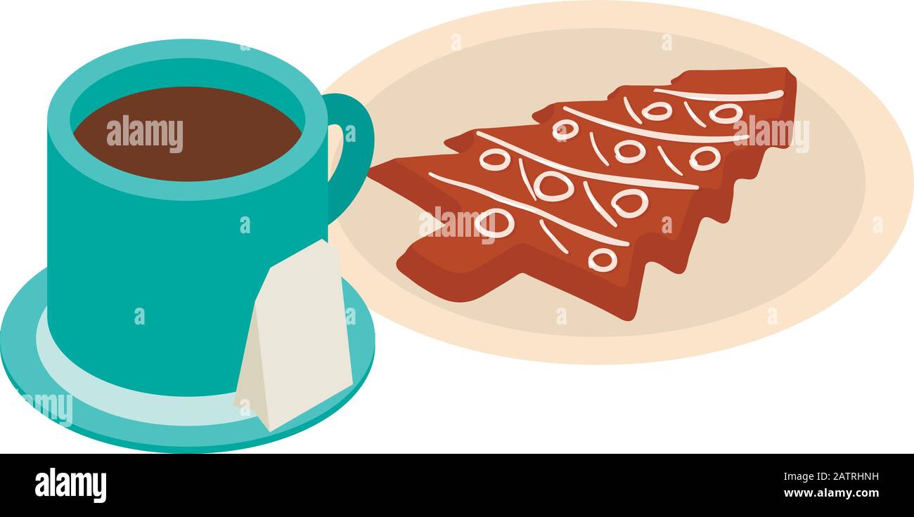 Handmade christmas gingerbread cookies Stock Vector Images - Alamy