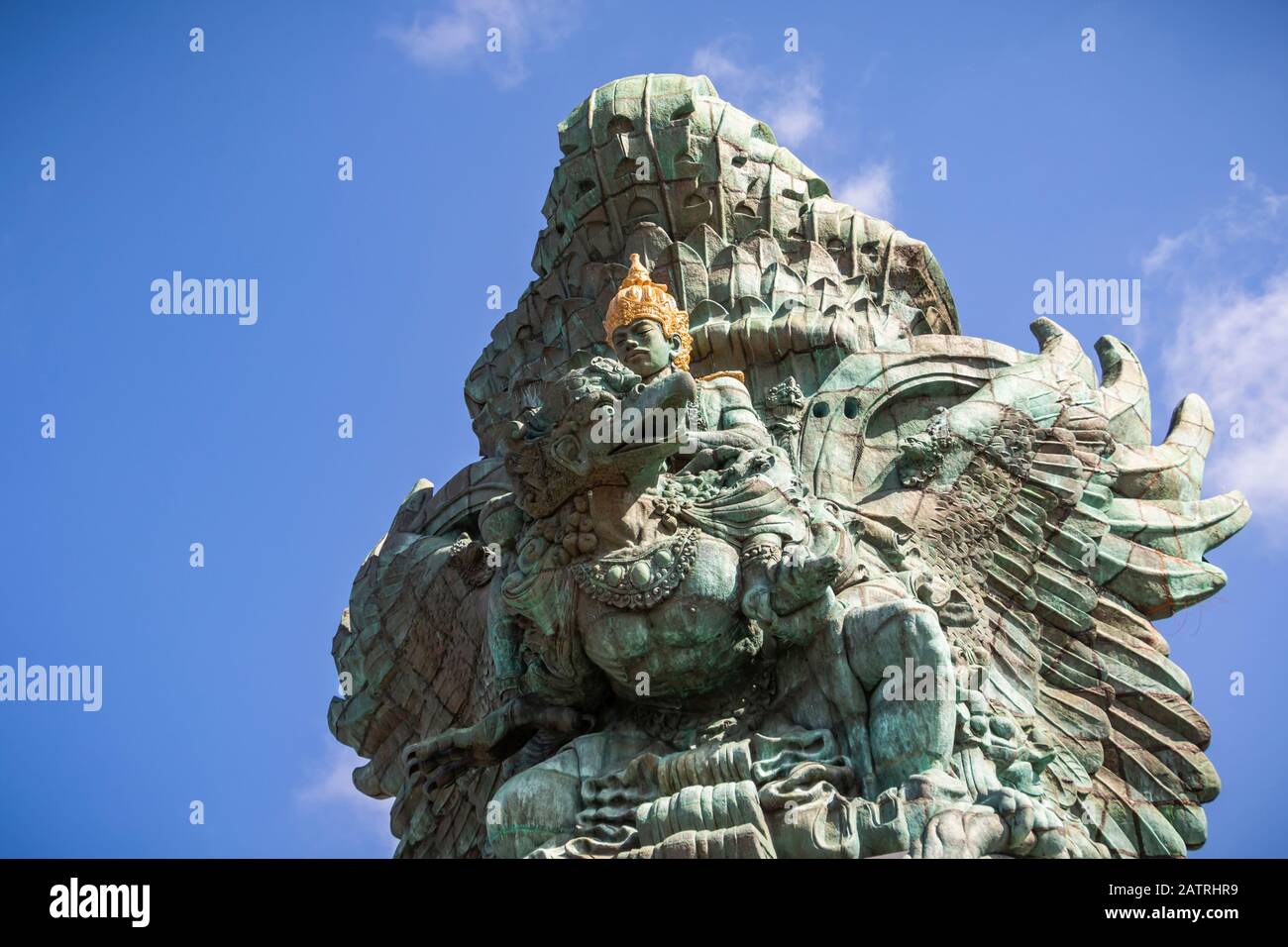 Garuda Wisnu Kencana statue at Garuda Wisnu Kencana Cultural Park; Bali, Indonesia Stock Photo ...