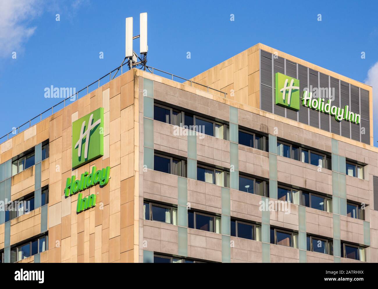 Rooftop signs hi-res stock photography and images - Alamy