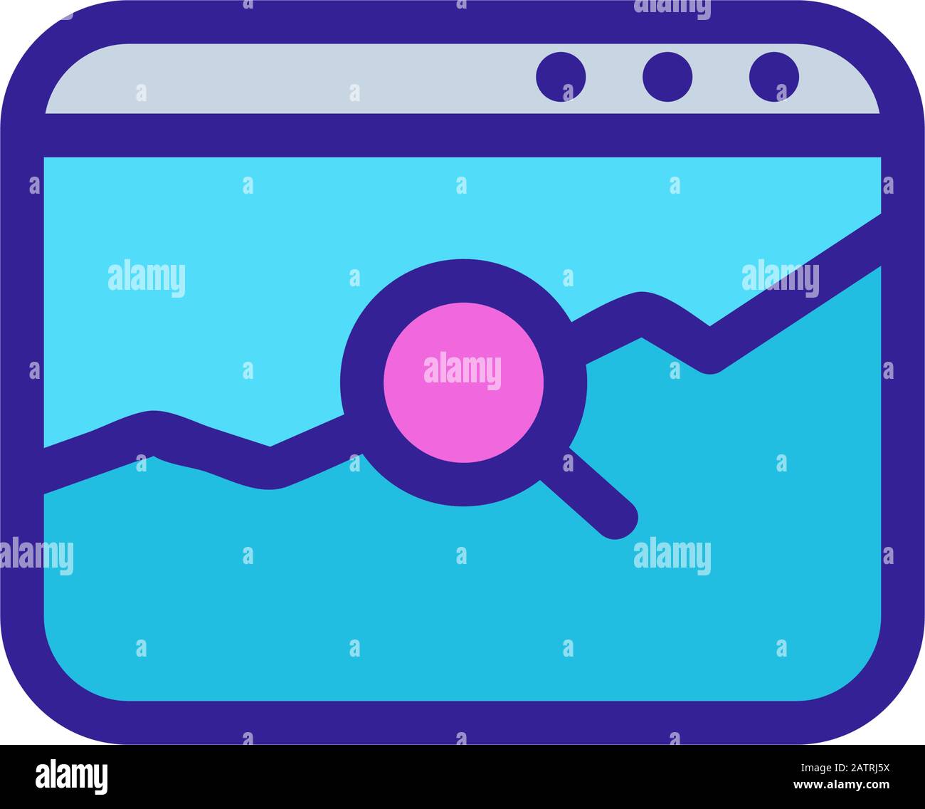 Search for information in the vector icon folder. Isolated contour ...