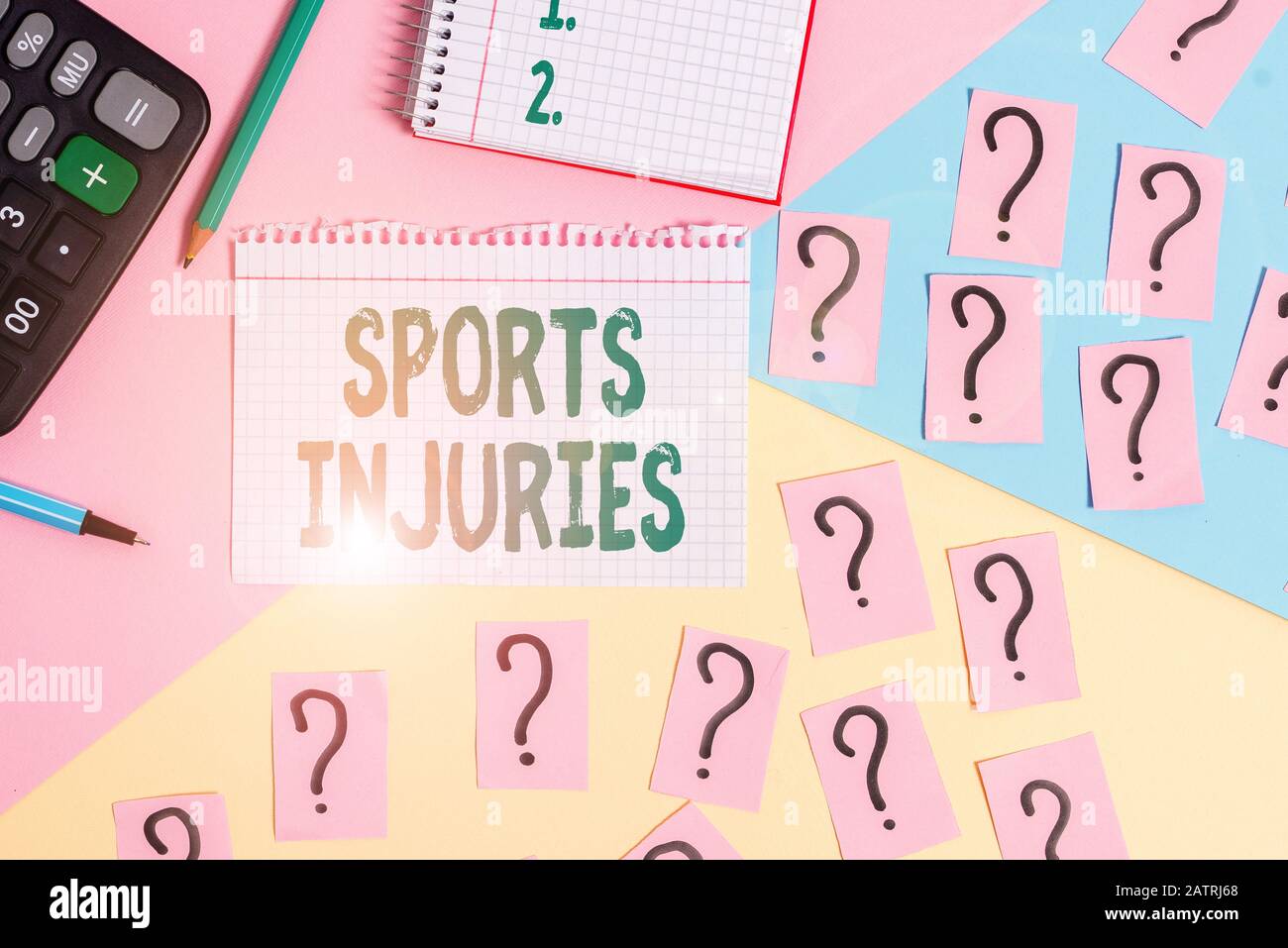 Text sign showing Sports Injuries. Business photo showcasing kinds of ...