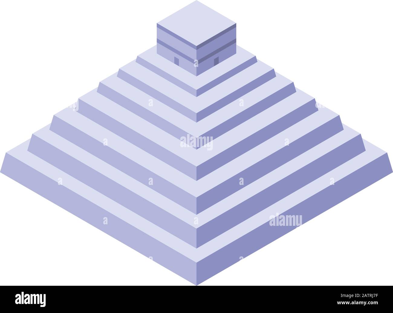 Mexican pyramid icon, isometric style Stock Vector Image & Art - Alamy