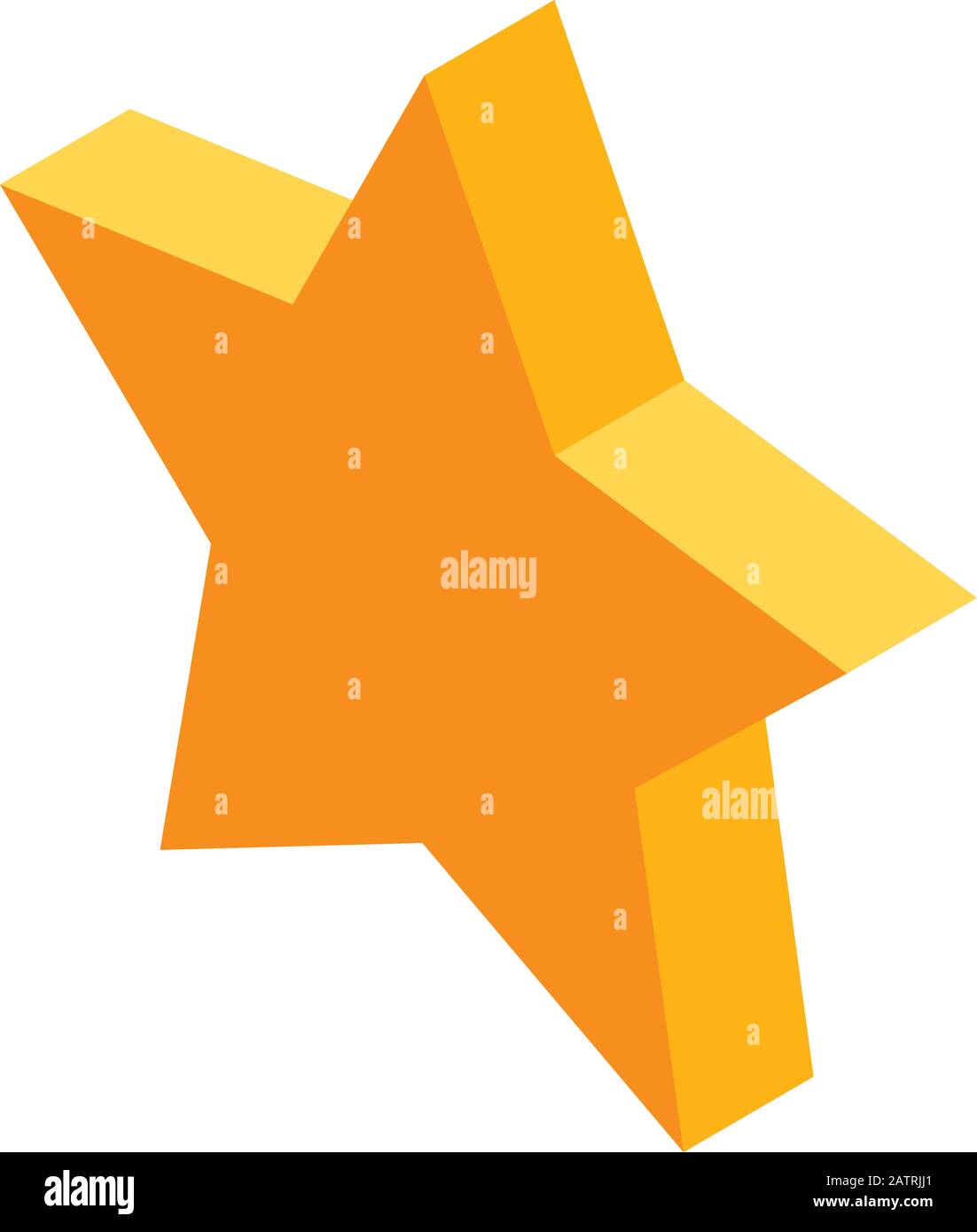 Gold star icon, isometric style Stock Vector Image & Art - Alamy