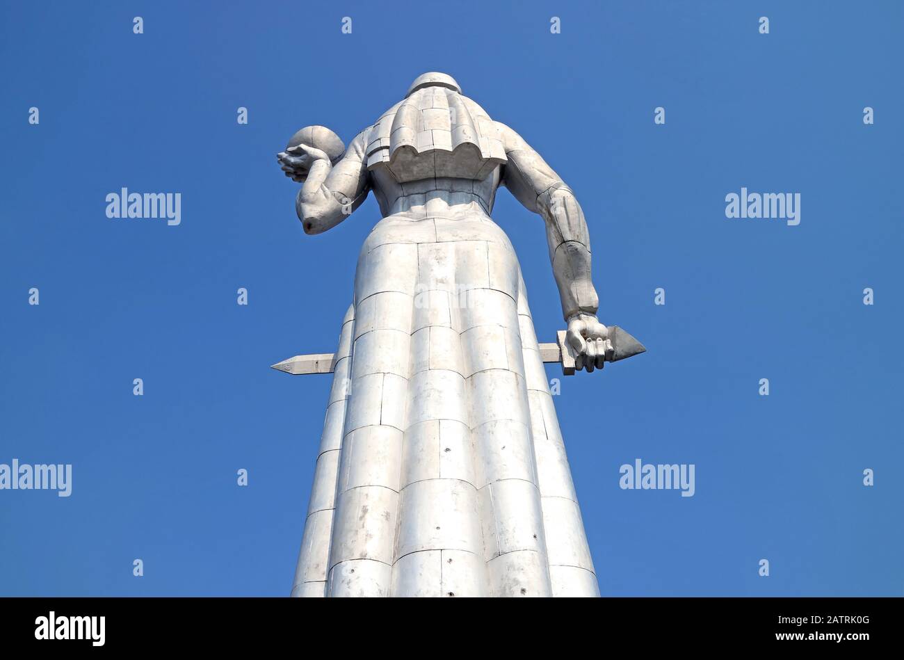 Mother of the Georgian or Kartlis Deda, the 20-metre Aluminium Statue ...