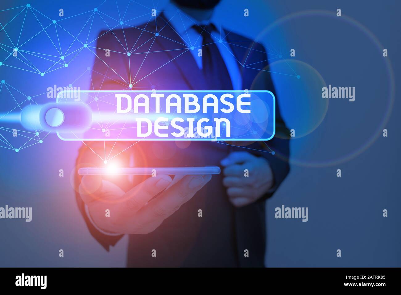 Writing Note Showing Database Design Business Concept For Organisation