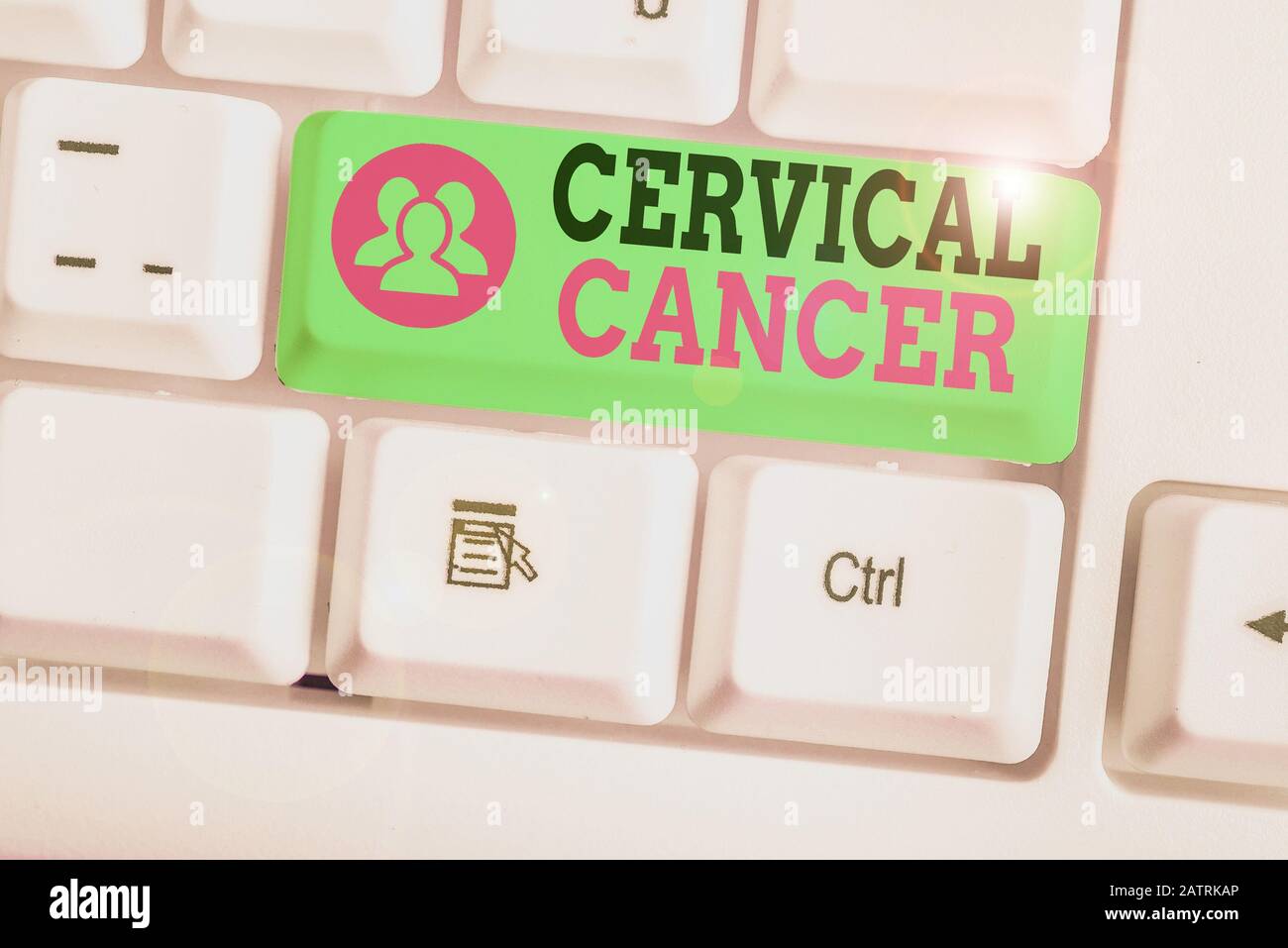 Word writing text Cervical Cancer. Business photo showcasing type of ...